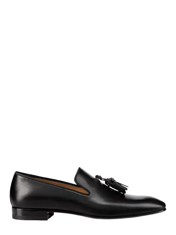 CHRISTIAN LOUBOUTIN Dandelion Tassel Flat - Black
