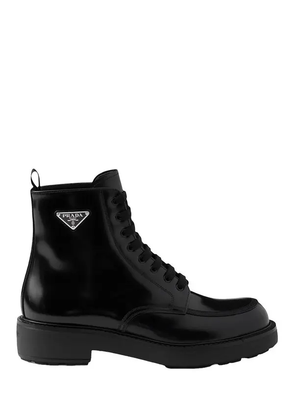 Prada Brushedleather Boots - Black