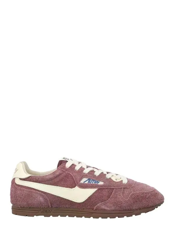 AUTRY Windspin Logo-patch Sneakers - Red