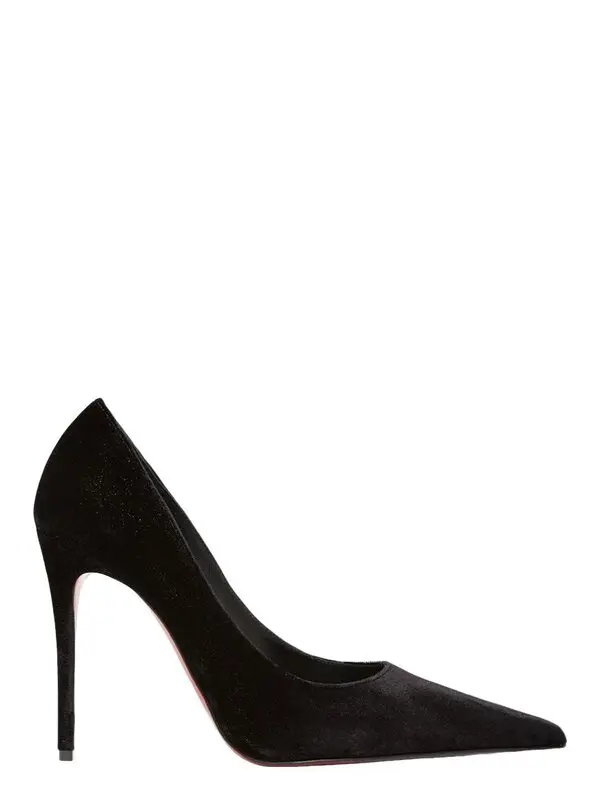 CHRISTIAN LOUBOUTIN Kate Max 100 /lin - Black/lin Black