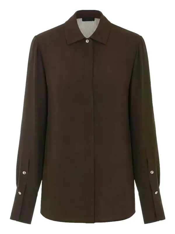 Liu Jo Button-cuff Shirt - Brown