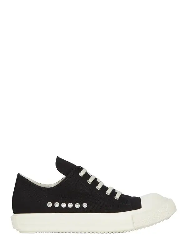 Rick Owens Extreme Low Sneaks - Black/milk