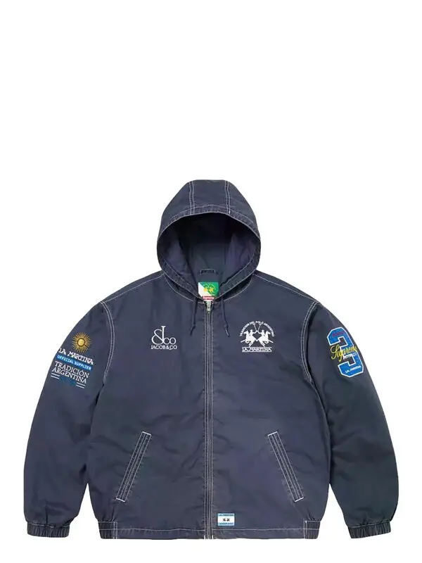 Supreme X La Martina X Jacob & Co Logo-embroidered Jacket - Blue