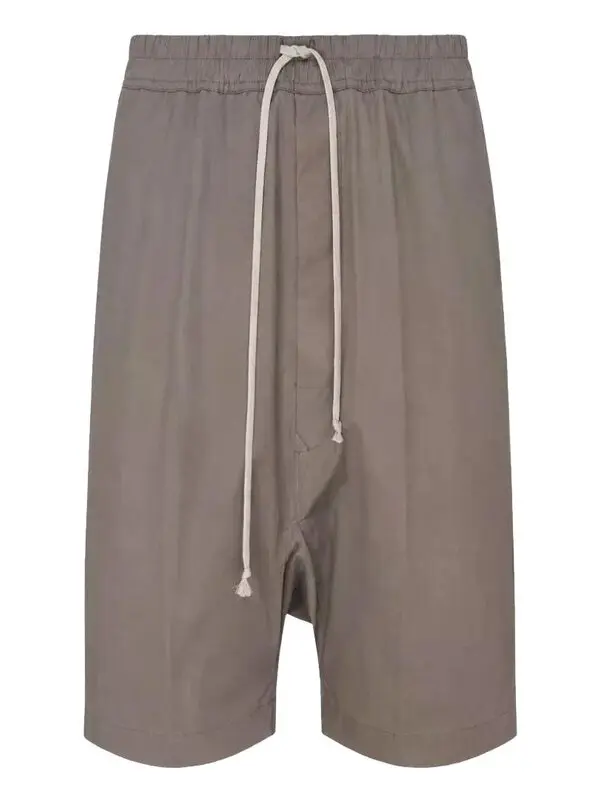 Rick Owens Pods Dropped-crotch Shorts - Grey