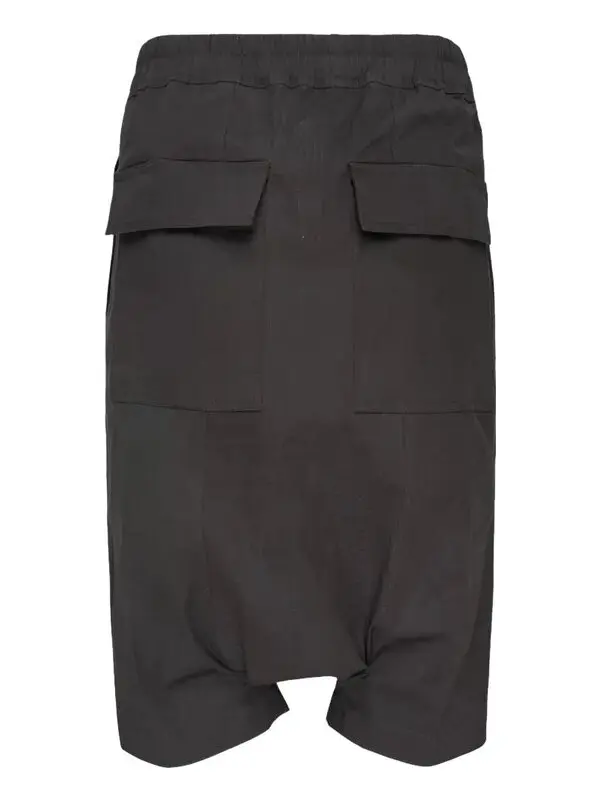 Rick Owens Dropped-crotch Drawstring Shorts - Grey