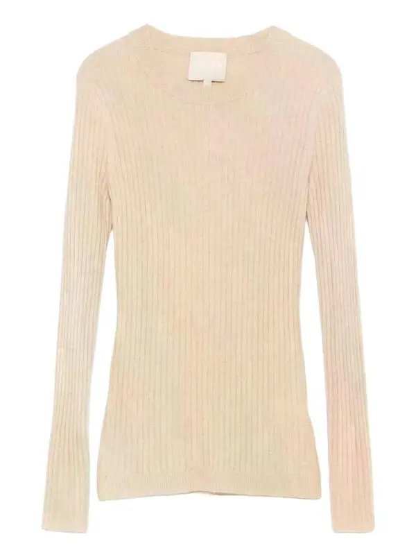 KUJTEN Bibi Ribbed-knit Sweater - Neutrals