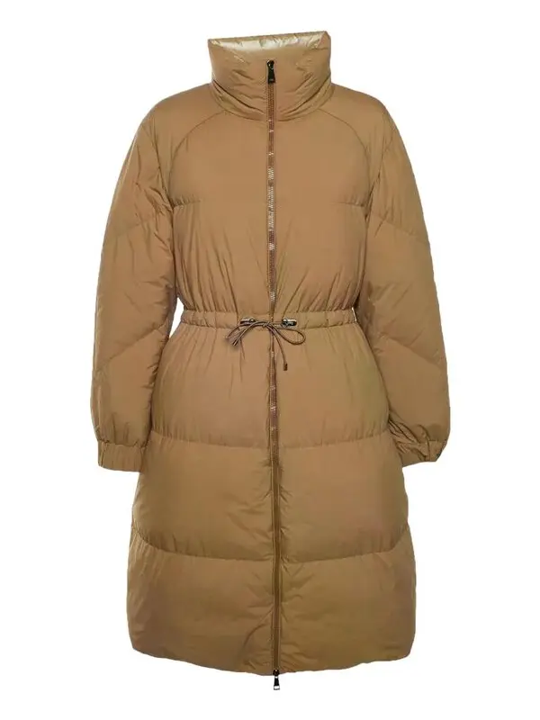 Moncler Citronnier Quilted Coat - Brown