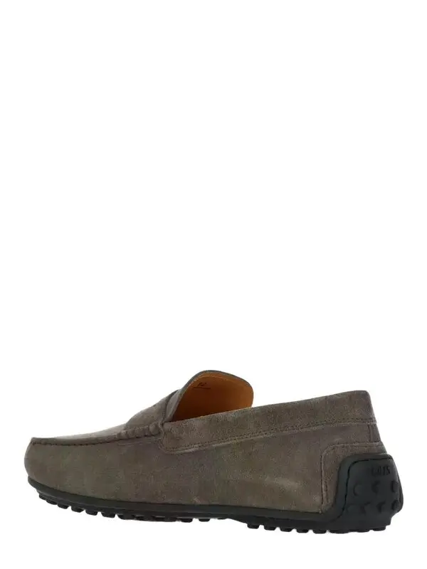TOD'S City Gommino Loafers In Suede - Grey