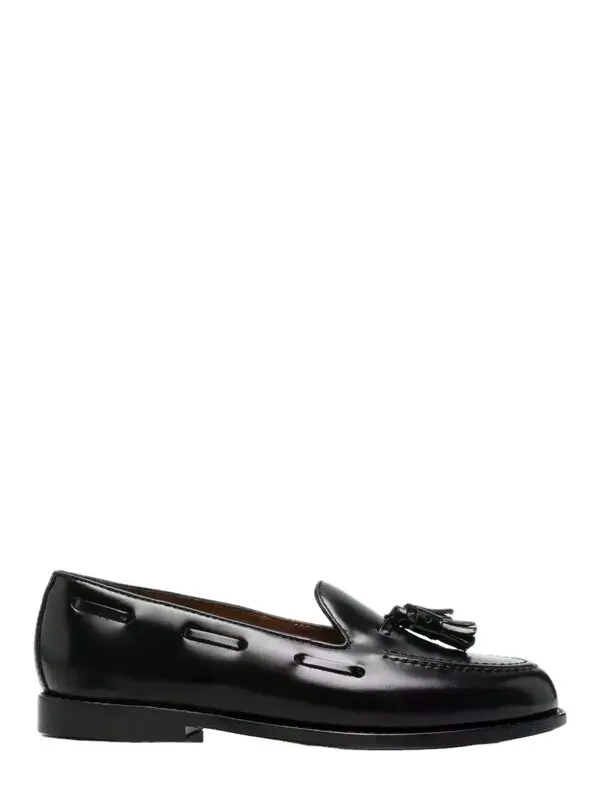 SEBAGO Tassel Leather Loafers - Black