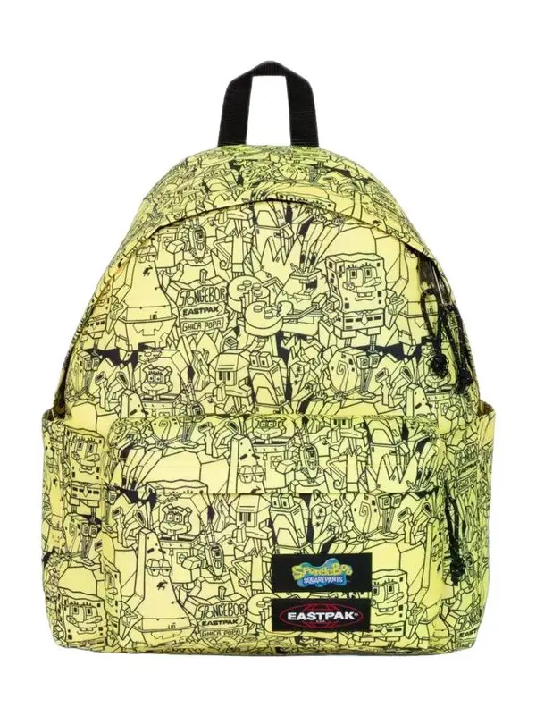 EASTPAK X Ghica Popa Spongebob Squarepants-print Backpack - Yellow