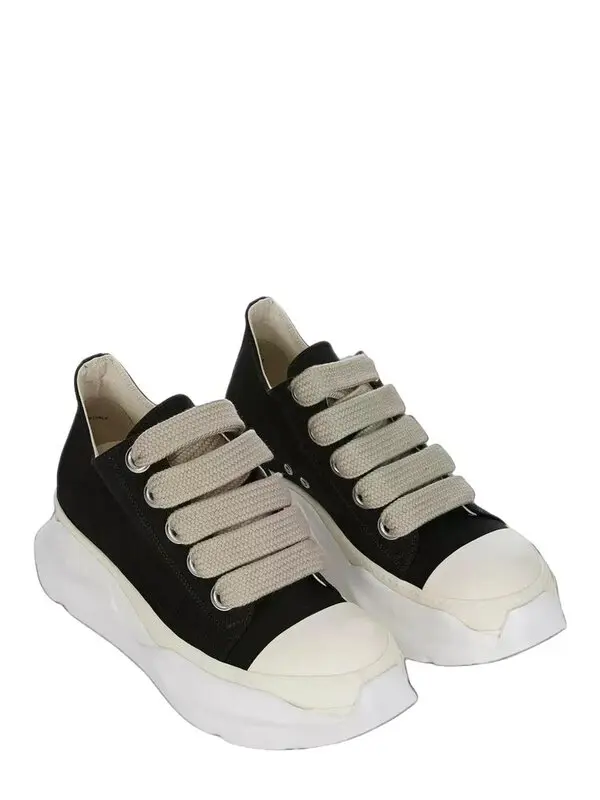 Rick Owens Jumbolace Abstract Low-top Sneakers - Black