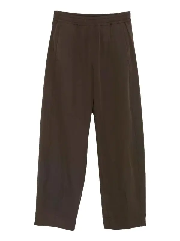 Herno Elasticated-waistband Trousers - Brown