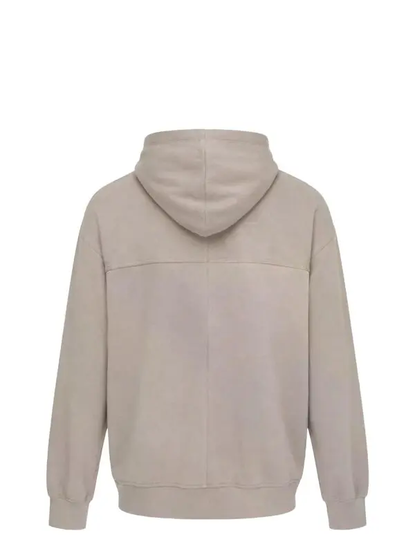 Rick Owens Zip-up Drawstring Hoodie - Neutrals
