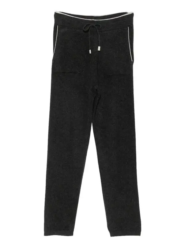 Eleventy Drawstring Track Pants - Black