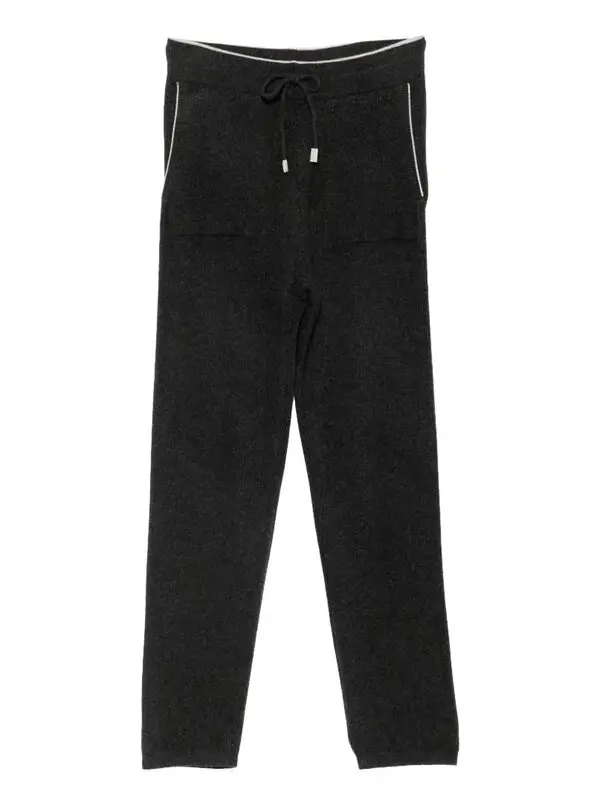 Eleventy Drawstring Track Pants - Black