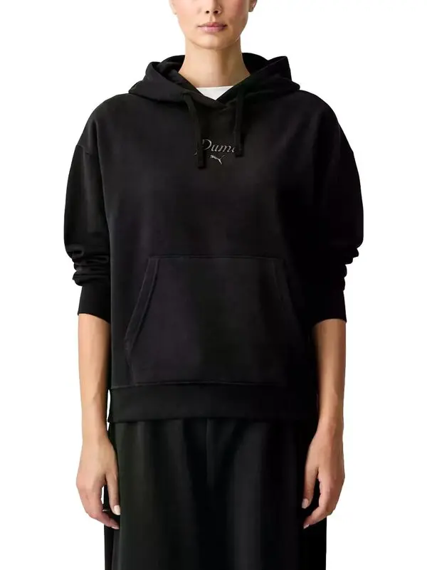 PUMA Logo-print Hoodie - Black