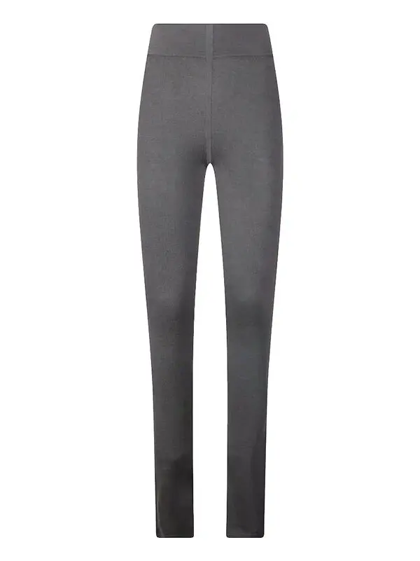 Rick Owens High-waisted Wool Leggings - Grey