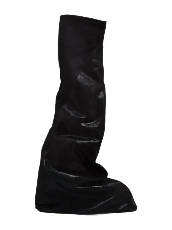 Rick Owens Fetish Panelled Sneakers - Black