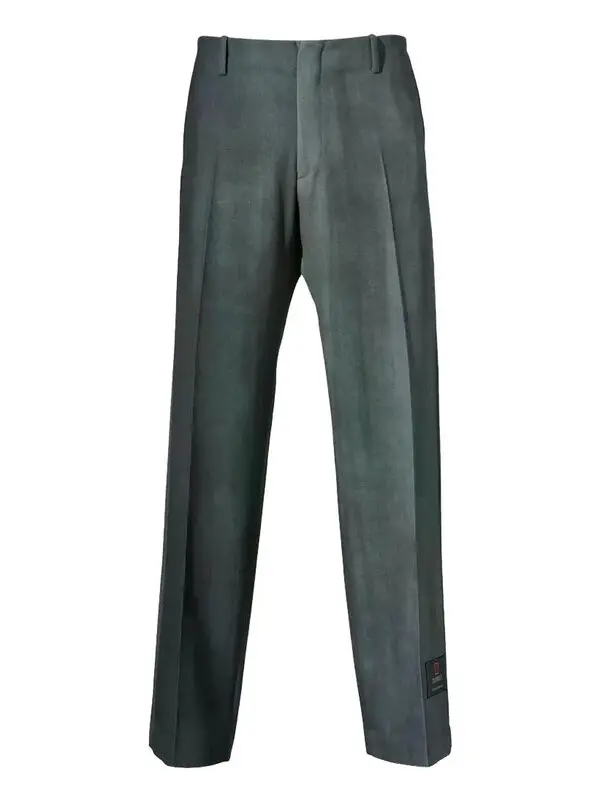 DOUBLET Faded Spray-dye Tailored Trousers - Grey