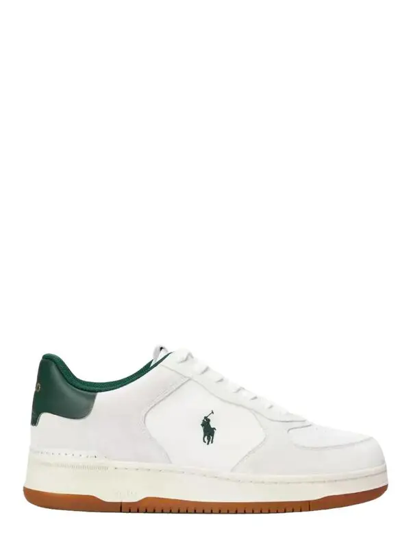 Polo Ralph Lauren Low-top Sneakers With Embroidered Logo - White