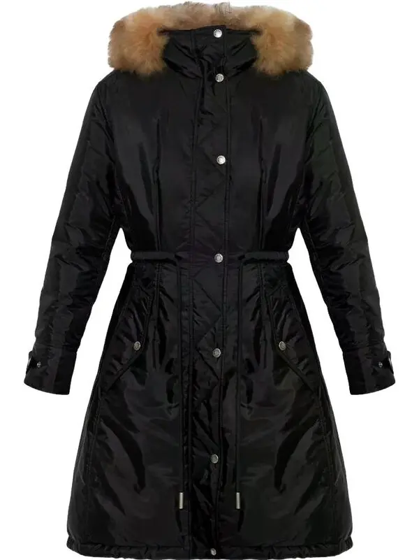 Moncler Moustique Hooded Parka - Black