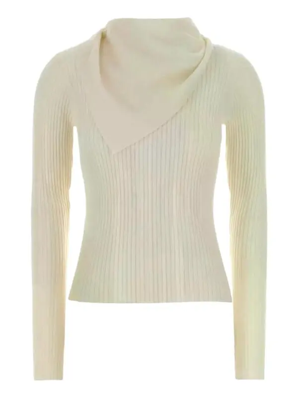 Zimmermann Valiant Ribbed-knit Sweater - Neutrals