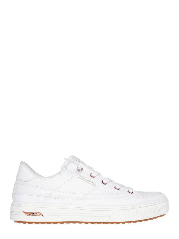 Sketchers Arch Fit Arcade Meet Ya There Sneakers - White