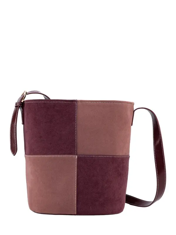MKF COLLECTION - J'OMOR Arianna Bucket Bag Burgundy Mauve - Red