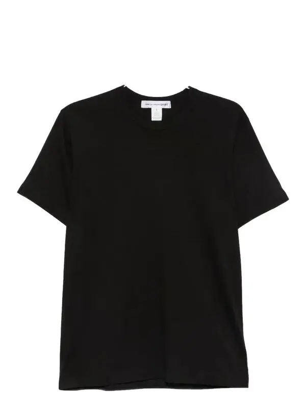 Comme Des Garçons Logo-print Cotton T-shirt - Black