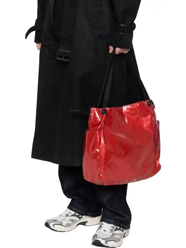 JACK GOMME Metallic Shoulder Bag - Red
