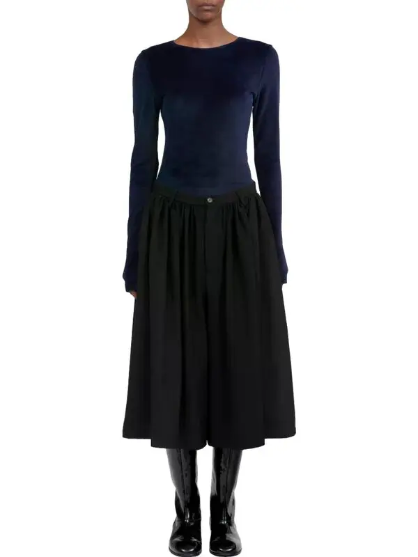 MAISON MARGIELA Gathered Pleated Shorts - Black