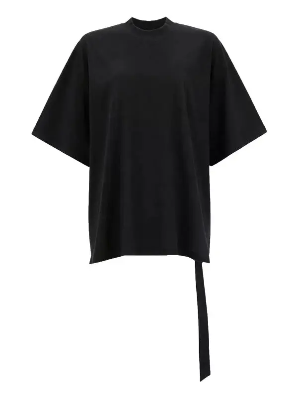 Rick Owens Jumbo Strap-detail Crew-neck T-shirt - Black