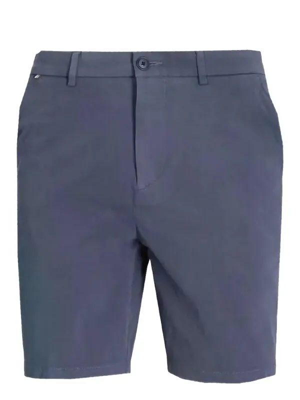 BOSS Cotton Modern Fit Shorts - Blue