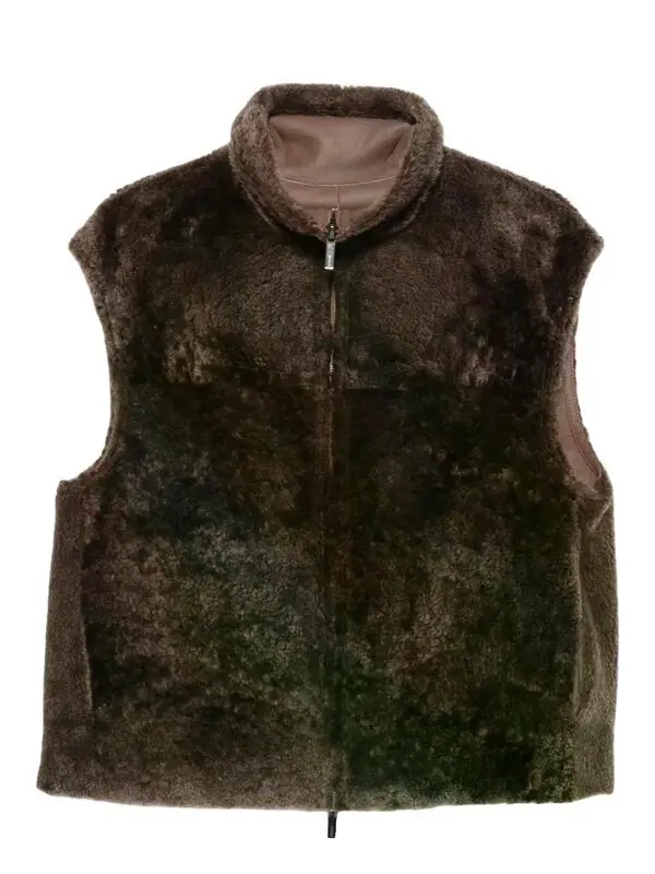 JOSEPH Reversible Shearling Jacket - Brown