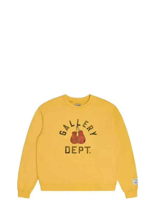 GALLERY DEPT. Logo Print Sweatshirt - Yellow