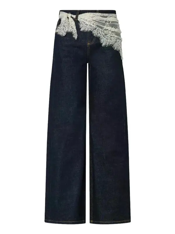 Liu Jo Flare Jeans With Bandana - Blue