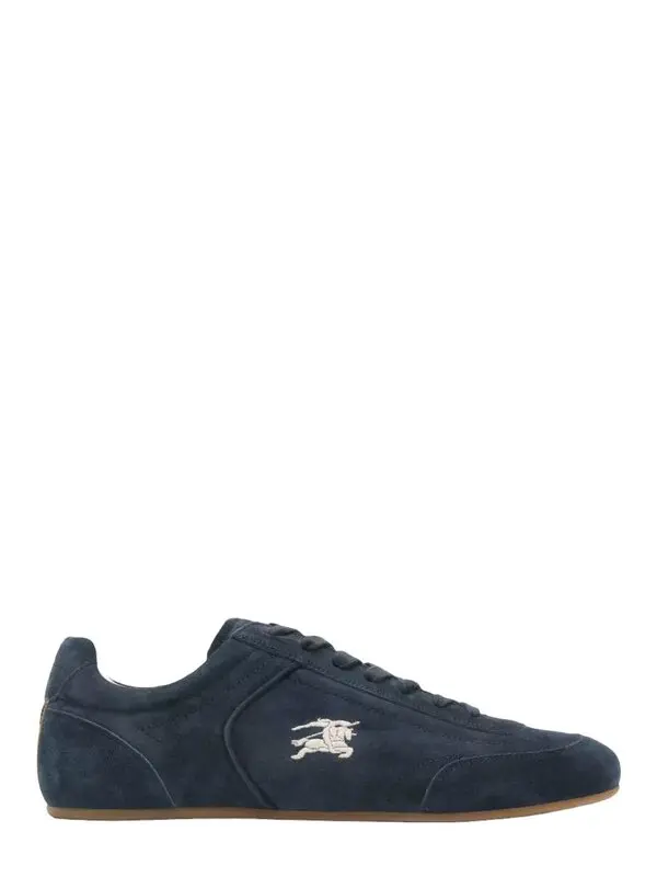 Burberry Suede Knight Runner Sneakers - Blue
