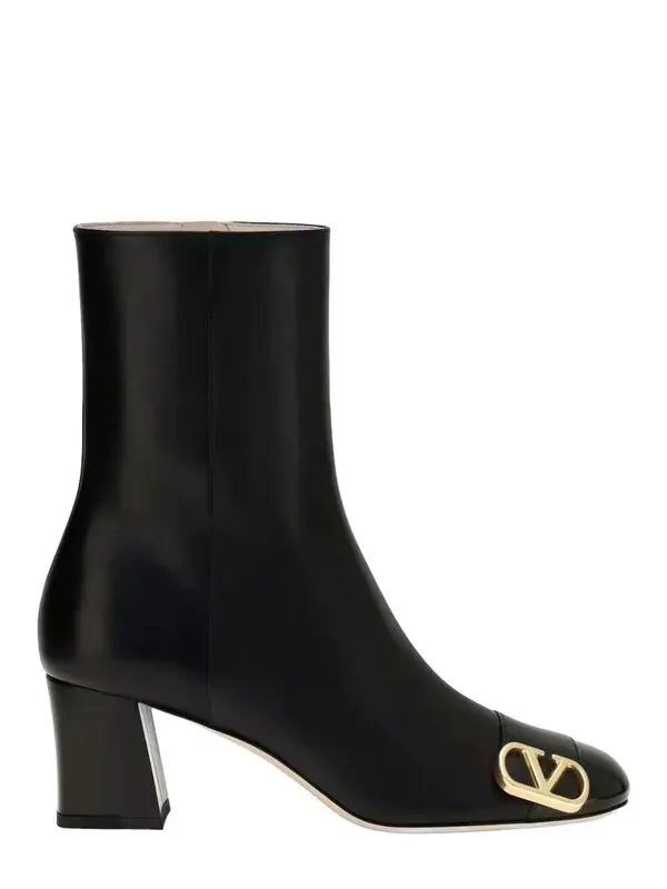 Valentino Garavani Vlogo Signature Ankle Boots - Black