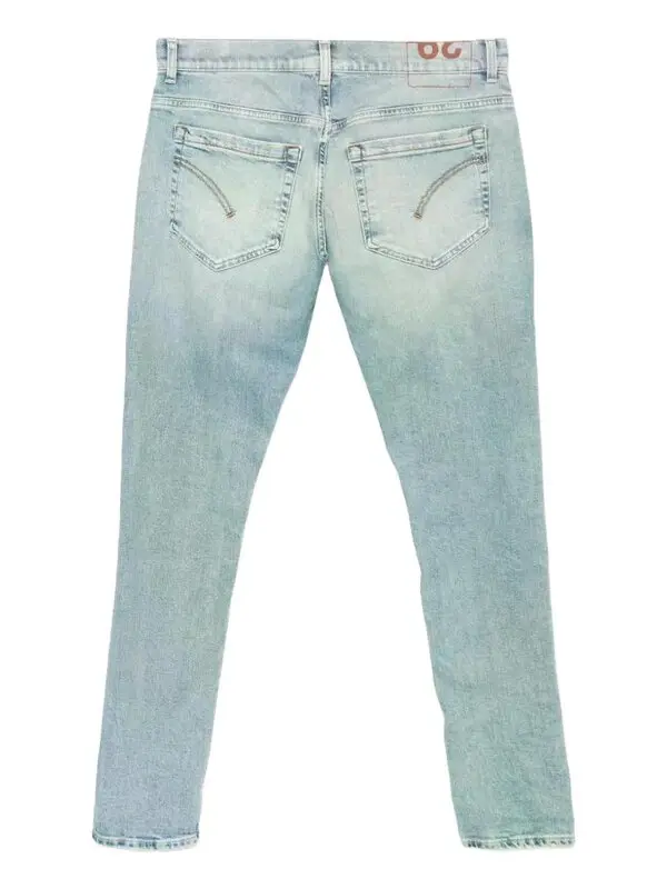 DONDUP Distressed Slim-fit Jeans - Blue