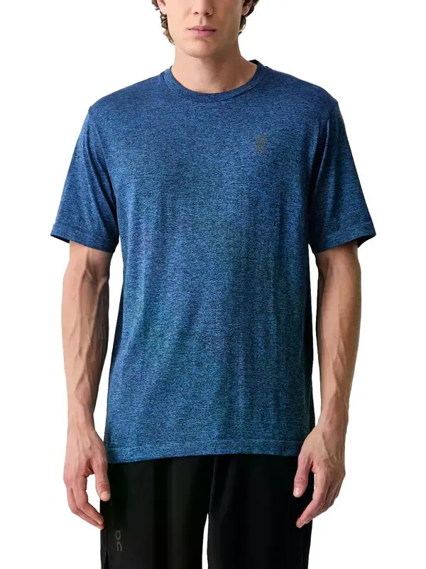 On Marl-effect T-shirt - Blue
