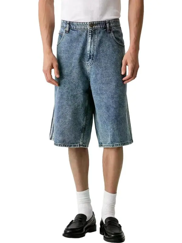 Adidas Firedbird Adicolor Denim Jorts - Blue