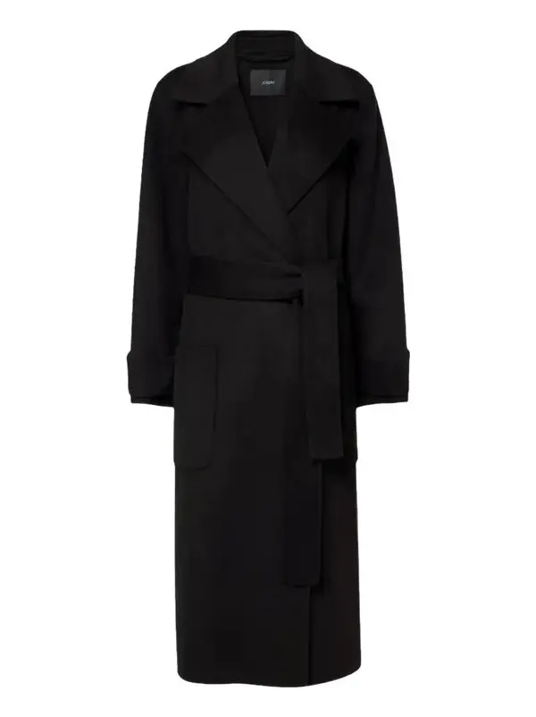JOSEPH Arlina Belted Coat - Black