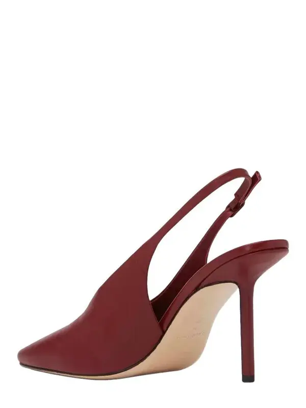 Studio Amelia Sierra Square-toe Slingback Pumps - Red