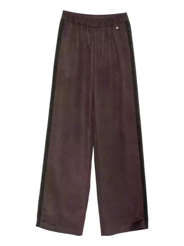 Herno Elasticated-waistband Wide Leg Palazzo Pants - Brown