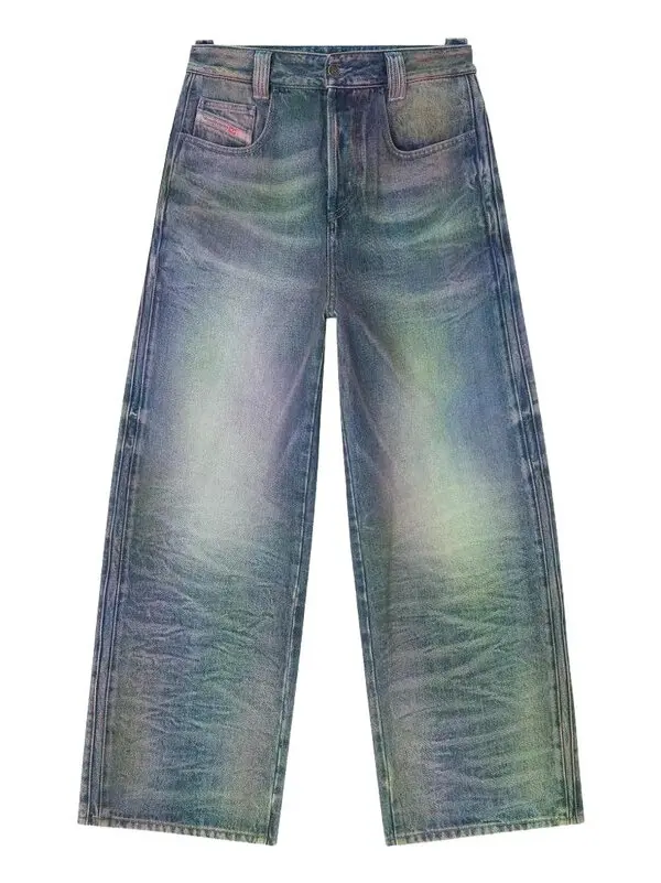DIESEL® Relaxed Jeans High-waist 1982 D-hakou - Blue