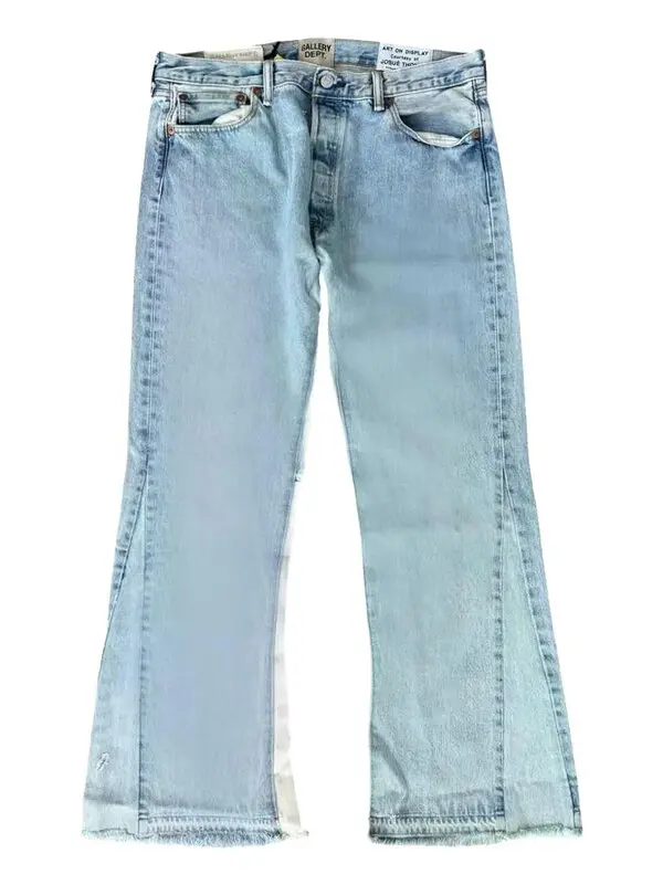 GALLERY DEPT. La Panelled Flared Jeans - Blue
