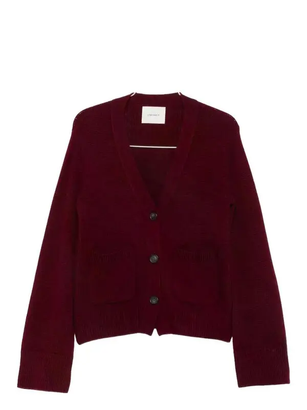 LISA YANG Danni V-neck Cardigan - Red