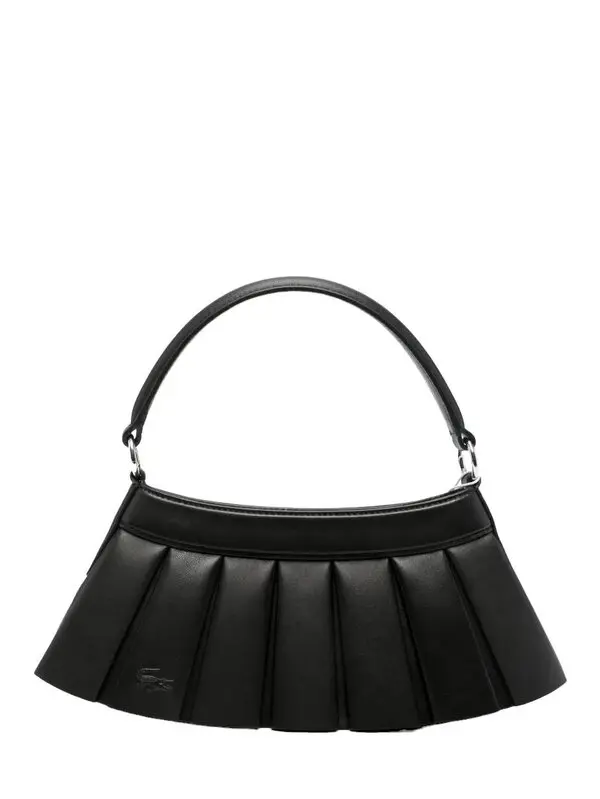 Lacoste Pleated Tote Bag - Black