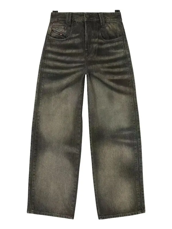 DIESEL® Relaxed Jeans High-waist 1982 D-hakou - Black
