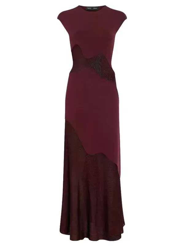 Proenza Schouler Maissa Dress In Compact Stretch Viscose - Red